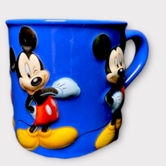Disney | Kitchen | Vintage Disney Store Grobe 3d Mickey Mouse Mug 6 ...